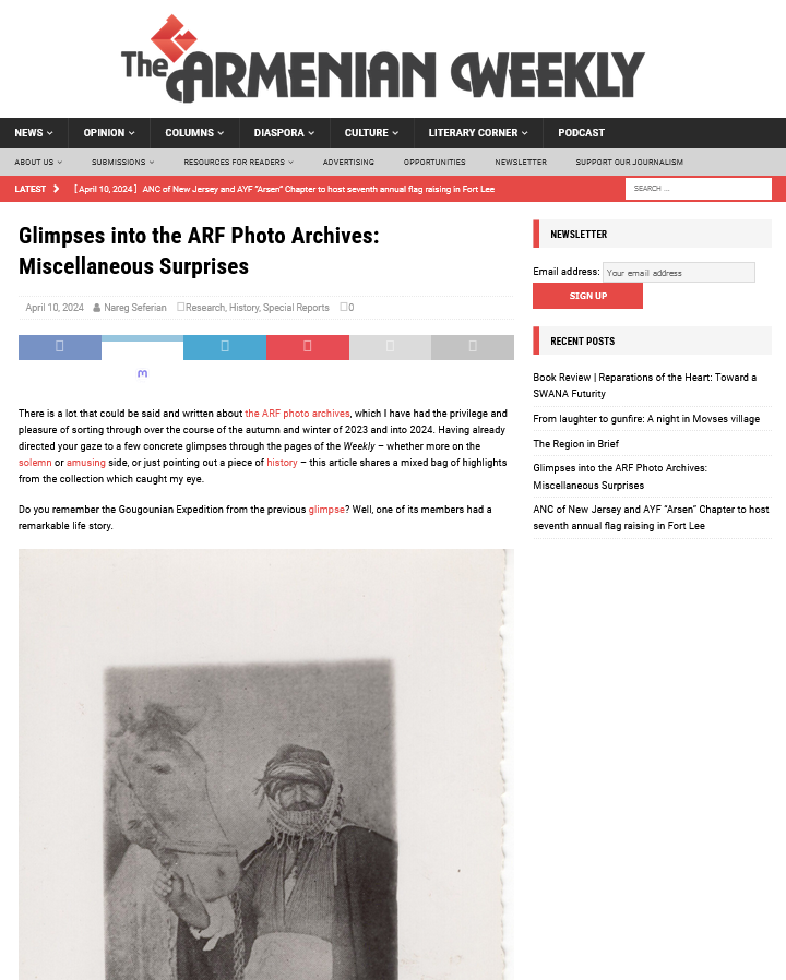 Glimpses into the ARF Photo Archives: Miscellaneous Surprises